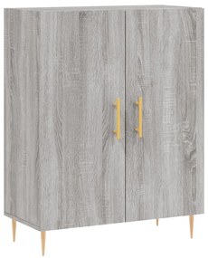 Skříň highboard šedá sonoma 69,5 x 34 x 180 cm kompozitní dřevo - Default Title