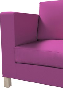 Potah na pohovku IKEA  Karlanda 3-místná nerozkládací, krátký barva růžová látka pletený vzor