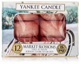 Yankee Candle - čajové svíčky Market Blossoms 12 ks