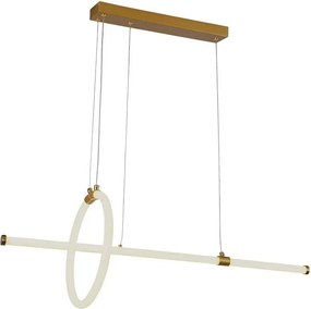 LED Solution Zlaté závěsné LED svítidlo designové 86cm 16W 8023
