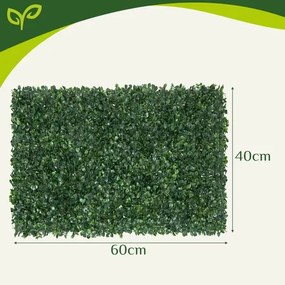 Plotový panel 60 × 40 cm – umělý buxus