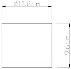 Globo 32063A - Venkovní stropní svítidlo ALCALA 1xGX53/11W/230V IP44