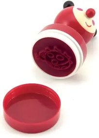 TEDDIES Dřevěné razítko zvířátko s víčkem / 5 druhů / dřevo, plast / 6