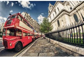 Vliesové fototapety na zeď Londýnský autobus | MS-5-0017 | 375x250 cm