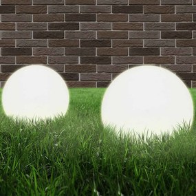Kulovité LED lampy 4 ks koule 30 cm PMMA 277143