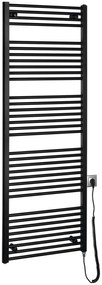 Aqualine - Topné těleso 60x168 cm, 800 W, matná černá ILE66TB