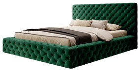 Eltap Čalouněná postel Princce Materiál a barva potahu: Lukso 35 - zelená, Rozměry (cm): 180x200