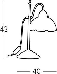 Svítidla KOLARZ Rustikální stolní lampa Kolarz Nonna 731.71.73