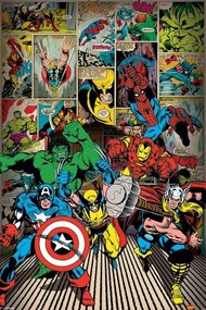 Plakát, Obraz - MARVEL COMICS - here come, (61 x 91.5 cm)