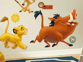 York Wallcoverings Samolepky s Disney motivem SIMBA a kamarádi