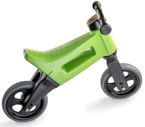 Teddies Odrážedlo Funny Wheels Sport 2v1 s gumovými koly Zelené