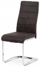 Jídelní židle COWBOY šedá chrom, DCH-451 GREY3