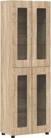 Vysoký bufet FLORIN 60 x 35 x 182 cm Sonoma dub 3397906