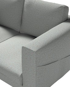 Potah na pohovku IKEA Norsborg 2-místná barva modrá látka pletený vzor