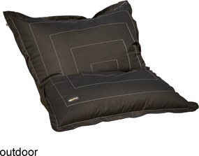 Sedací vak, outdoor, šedá látka, BADYL