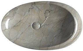 Sapho, DALMA keramické umyvadlo 68x16,5x44 cm, grigio, MM313