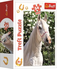 TREFL PUZZLE Koně foto mini 20x13cm skládačka 54 dílků 4 druhy tr54193