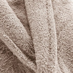 Světle hnědý bavlněný župan velikost M Tendresse – douceur d'intérieur