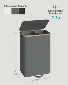 Prádelní koš LCB532GN01