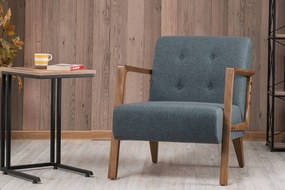 Designové křeslo Tamarix modro-hnědé