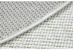 Dywany Luszczow Kusový koberec CASABLANCA PLUS kulatý krémový Jednobarevný, smyčkový Rozměr koberce: 200 cm KRUH