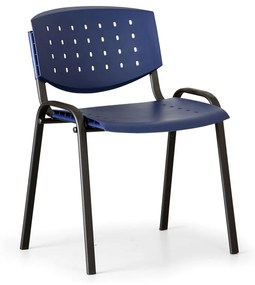 Antares Jednací židle TONY, modrá, konstrukce černá