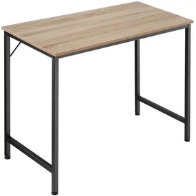 Tectake 404458 psací stůl jenkins - industrial světlé dřevo, dub sonoma, 80 cm
