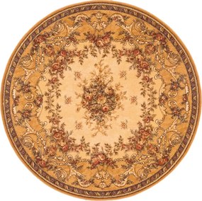 Kusový koberec Dafne sahara - kulatý (sahara) 160 x 160 cm kruh