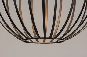 Stojací designová lampa Black Pin and Gold