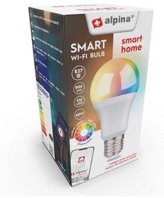 ALPINA Chytrá žárovka LED RGB WIFI bílá + barevná E27ED-225433