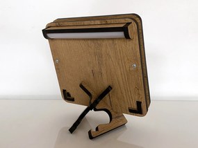 Li-Go "Sovička" lampa 19x19cm provedení povrchu: dub světlý