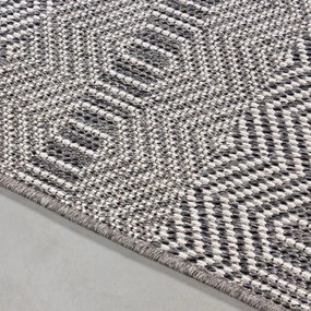 Vopi | Kusový venkovní koberec Aruba 4903 grey - 60 x 100 cm