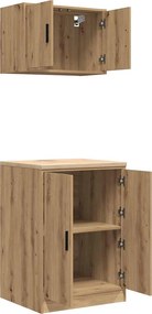Garážové skříně 2 ks dub artisan kompozitní dřevo 3328313