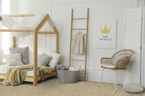 PVC podlaha - lino Gerflor TEXLINE NATURE 2371 LODGE ALMOND - světlé dřevo ŠÍŘKA: 4 m