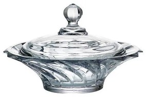 Bohemia Crystal Dóza s víčkem Picadelli 210mm