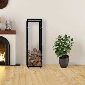 Stojan na palivové dřevo Keri V2 25x40x125 – černá