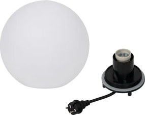 Kanlux 45930 - Venkovní lampa STONO 1xE27/15W/230V pr. 20 cm IP65 bílá