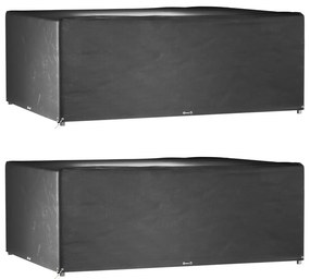 Plachty na zahradní nábytek 2 ks 16 oček 278x204x105cm obdélník 3155360