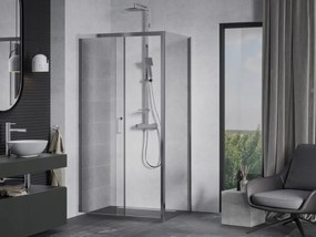 Mexen Apia sprchový kout 145x70 cm, průhledný, chrom, 840-145-070-01-00