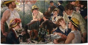 Sablio Ručník Snídaně veslařů - Auguste Renoir - 30x50 cm