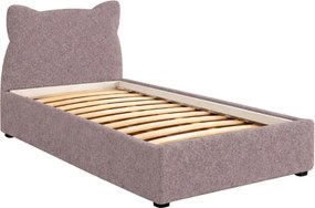 Postel s roštem, růžová, 90x200, MNAU Kondela 0000417755
