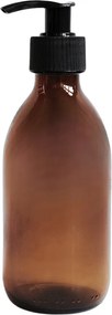 Dávkovač mýdla MONA 250 ml s černým vroubkovaným dávkovačem