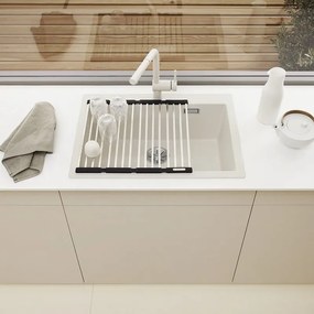 Blanco Pleon 8, silgranitový dřez 700x510x220 mm, 1-komorový, černá, BLA-525957