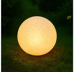 Venkovní dekorační svítidlo LUMISTONE 1xE27/15W/230V IP65 pr. 25 cm