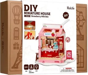 RoboTime miniatura domečku Mléčný bar Strawberry