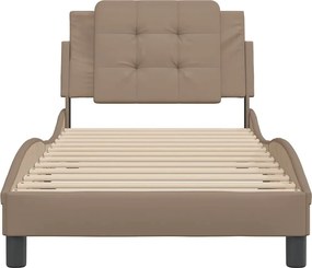 Rám postele bez matrace Zadar cappuccino 90x200 cm umělá kůže 3208160