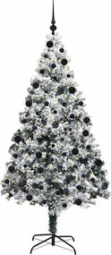 Umělý vánoční stromeček Bílá 210 cm PVC, ocel a plast 3396972