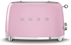 Smeg Toustovač TSF01, 2x2, 50's Retro Style, pastelově růžová TSF01PKEU
