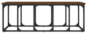 Konferenční stolek hnědý dub 100x50x35,5 cm kompozitní dřevo - Default Title