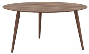 Odkládací stolek Play z dubového masivu- Ø90 Rozměry:: 90x32cm, typ dřeva:: přírodní ořech